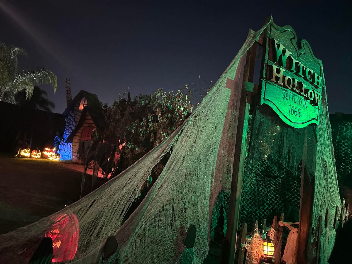 MacDevitt Manor Haunt's Witch Hollow is a Fairytale Home Haunt